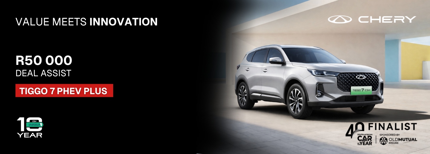 Chery Tiggo 7 PHEV Plus Deal | R50 000 Deal Assist | Motus Chery CSH ...