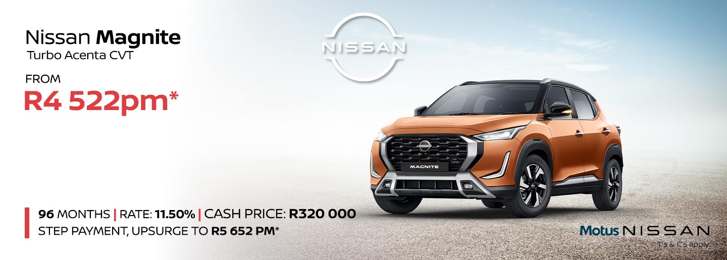 The Magnite Turbo Acenta CVT | Motus Nissan Menlyn | Motus Nissan